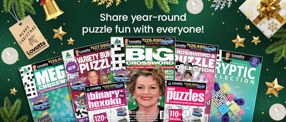 Christmas Gifts - Lovatts Crossword Puzzles Games & Trivia